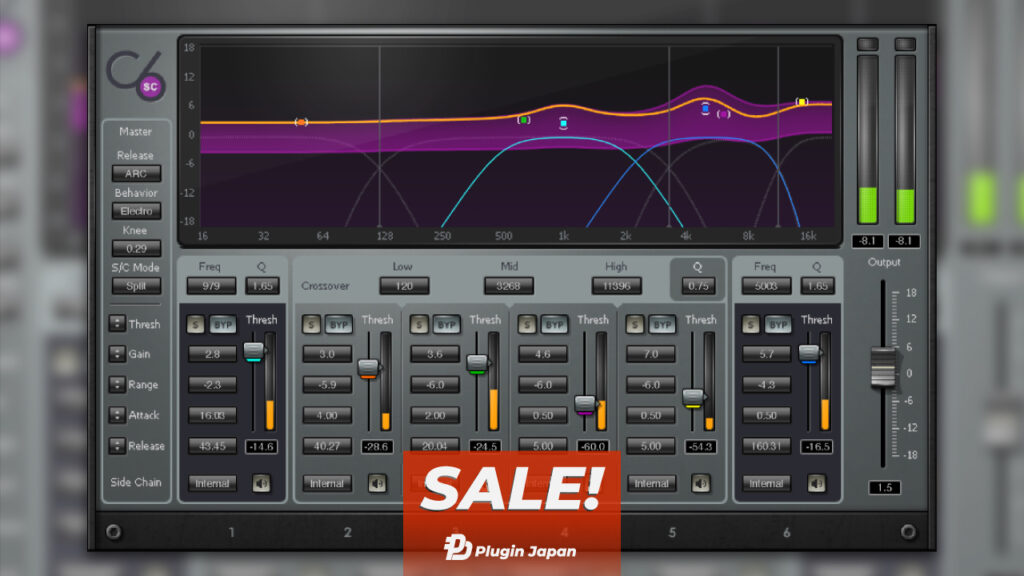 【88%オフ】Wavesの多機能コンプレッサー『C6 Multiband Compressor』がセール中！【期間限定】 - Plugin Japan