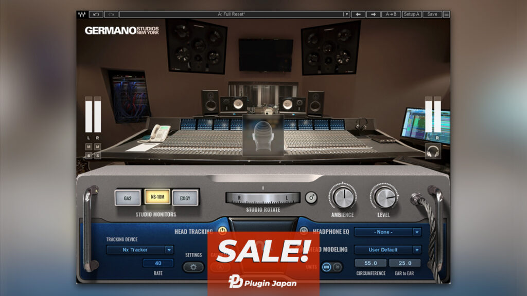 【85%オフ】ニューヨークの伝説的なスタジオ「The Hit Factory」の音響をヘッドホン上に再現できるWaves『Nx Germano ...