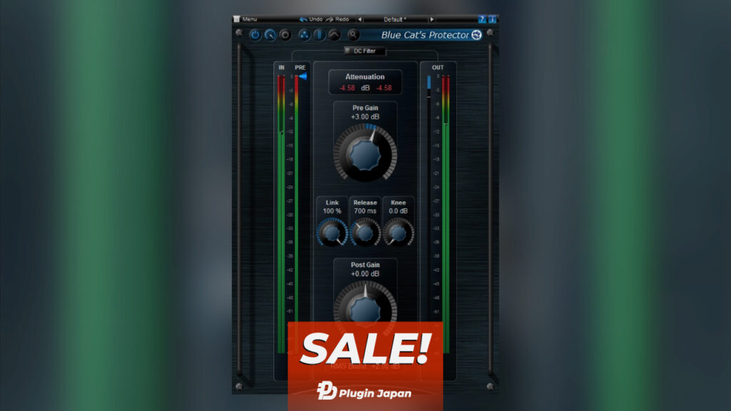 【5/29まで50%オフ】ステレオブリックウォールリミッターBlue Cat Audio『Protector』がセール中【期間限定】 - Plugin Japan
