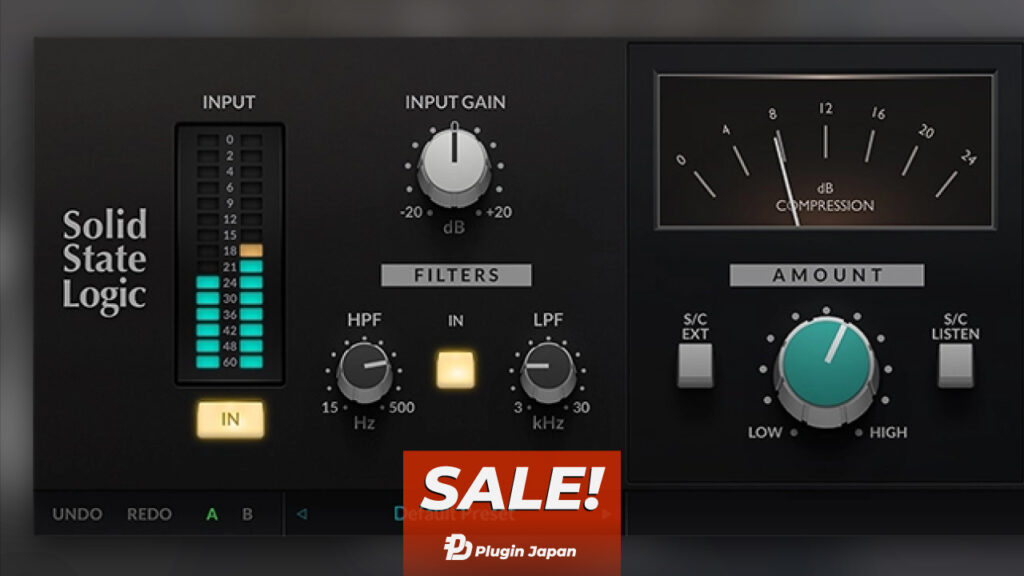 【9/25まで83%オフ】SSL 4000Eの「Listen Mic」を現代向けに再現&強化したコンプレッサーSolid State Logic『SSL LMC+』がセール中【期間限定 ...