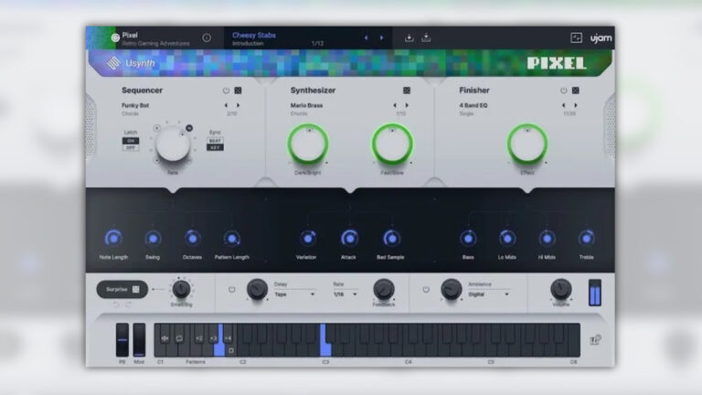 【最大50%オフ】レトロゲームサウンドを簡単に生み出せるシンセUJAM『 Usynth PIXEL』がセール中【期間限定】 - Plugin Japan