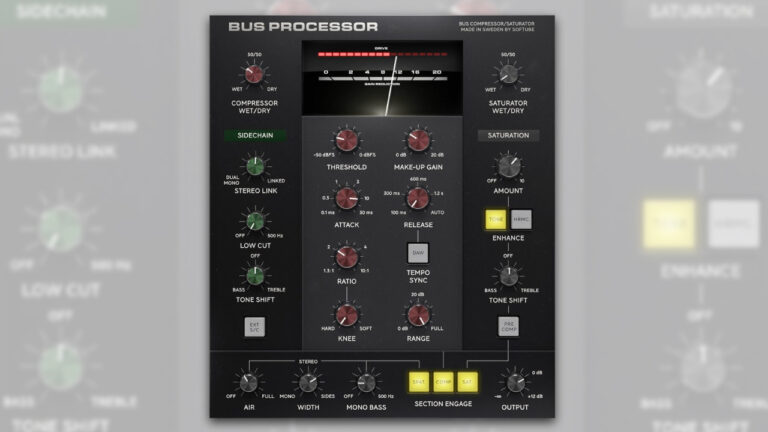 【55%オフ】多機能バスコンプSoftube『Bus Processor』がセール中【期間限定】 - Plugin Japan