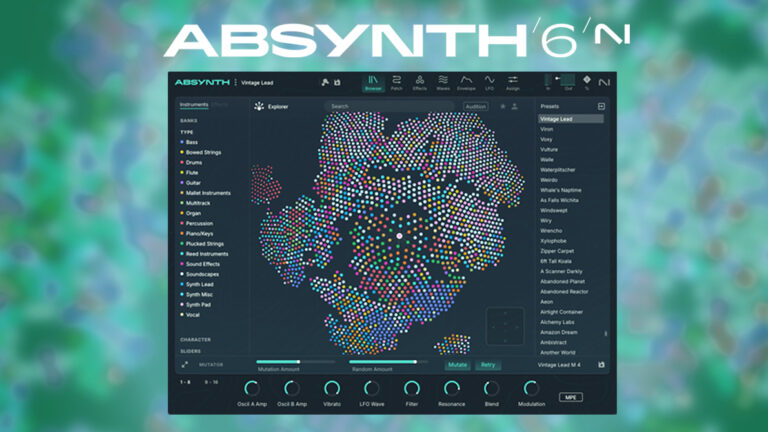 【イントロ】NIのテクスチャ系シンセ『Absynth 6』セール情報まとめ【Native Instruments】 - Plugin Japan